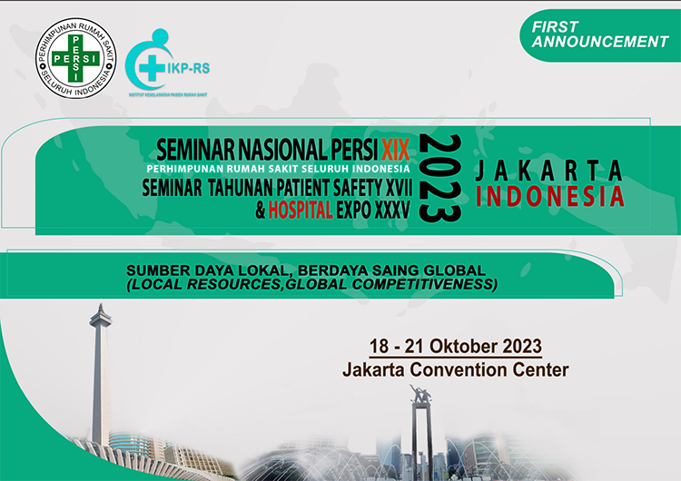Seminar Nasional PERSI XIX, Seminar Tahunan Patient Safety XVII dan ...