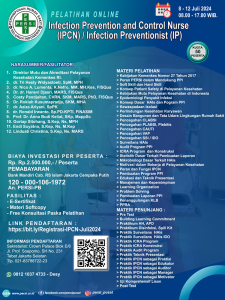 Pelatihan Infection Prevention and Control Nurse (IPCN) / Infection ...
