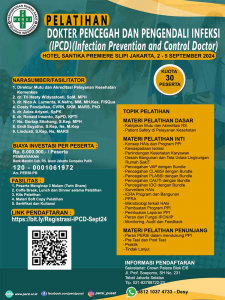Pelatihan Infection Prevention and Control Doctor (IPCD) – PERSI