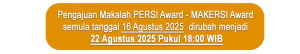 PERSI AWARD – MAKERSI AWARD 2025 – PERSI
